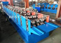 China Roof 350H Steel Ridge Cap Roll Forming Machine With PLC Control , CE / ISO for sale