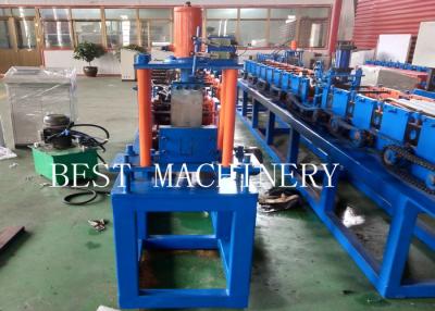 China Garage Slate Door U Shape Channel Guide Roll Forming Making Machine CE BV SGS Listed for sale