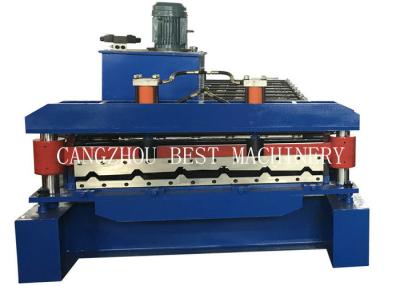 China Automatic IBR Roofing Sheet Roll Forming Machine 5.5kw Main Power for sale