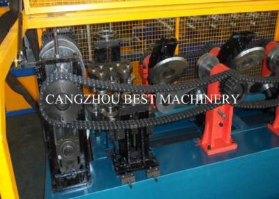 China Galvanized Metal Steel Sheet CZ Purlin Cold Roll Forming Machine Hydraulic Cutting Type for sale