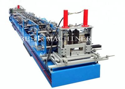 China Auto CZ Purlin Channel Forming Machine With Pre Cutting and Punching Holes for sale