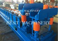 China Metal Roof Ridge Cap Roll Forming Machine / Corrugated Roof Sheet for sale