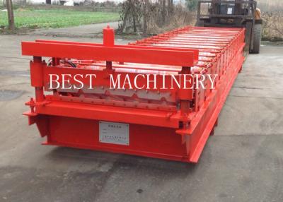 China BV / SGS Roofing Sheet Roll Forming Machine Galvanized PPGI Corrugated Trapezoid for sale