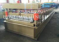 China Roofing Cladding Sheet Making Machine / Cold Roll Forming Machine Easy Operate for sale