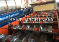 China Metal Building Hydraulic Floor Deck Sheet Roll Forming Machine 6kw 50-60HZ for sale