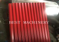 China IBR Corrugated Roof Panel Tile Roll Forming Machine , Roof Sheet Making Machine for sale