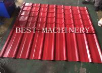 China IBR Corrugated Roof Panel Tile Roll Forming Machine , Roof Sheet Making Machine for sale