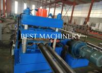 China Road Safety Highway Guardrail Roll Forming Machine 22kw Power PLC Control for sale
