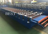 China Roofing Sheet Roll Forming Machine , 6kw Power Metal Sheet Forming Machine for sale