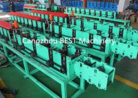China Fenestrated Shutter Door Frame Roll Forming Machine 5.5kw Power PLC Control System for sale