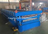 China Trapezoid Double Layer Roofing Sheet Roll Forming Machine IBR Forming Machine for sale