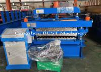 China Corrugated Double Layer Roofing Sheet Roll Forming Machine With No Noise for sale