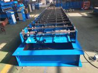 China PLC Control 380V 50HZ Metal Roof Making Machine With 24 Months Warranty for sale