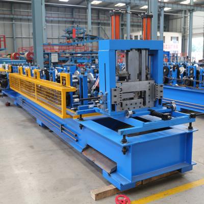 China C And Z Purlin Roll Forming Machine , Steel Channel Quick Change Cold Forming Machine for sale