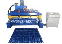 China YX-800/1000 Building Material Glazing Roof Tile Roll Fomring Making Machine for sale