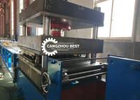 China W Beam Guard Rail Roll Forming Machine , Cold Forming Machine Fast Speed for sale