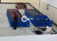 China Q Type Roof Tile Roll Forming Machine Galvanized Steel PPGI Coil Oriental Afica Design for sale