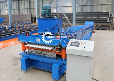 China Double Layer Roofing Sheet Roll Forming Machine Popular Design YX686/ YX762 for sale