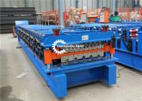 China Double Layer Roofing Sheet Roll Forming Machine Popular Design YX686/ YX762 for sale