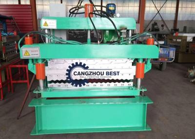 China Fast Metal Roofing Sheet Roll Forming Machine For Corrugated Steel Tile for sale