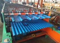 China Fast Metal Roofing Sheet Roll Forming Machine For Corrugated Steel Tile for sale