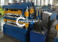 China 0.3-0.8mm IBR Corrugated Tile Roofing Sheet Roll Forming Machine Long Life Time for sale