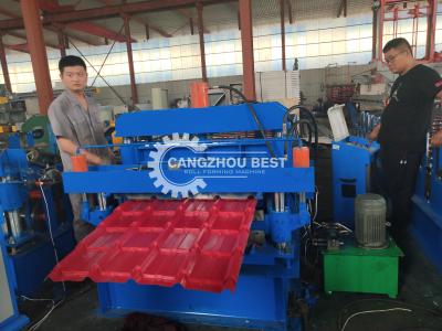 China Double Layer Metal Sheet Forming Machine For Corrugated And IBR Steel Roofing for sale