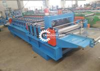 China Standing Seam Roofing Sheet Roll Forming Machine , Snap Lock Forming Machine for sale