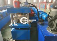 China Hydraulic U Post Highway Guardrail Roll Forming Machine Crash Barrier Support Cold Iron Sheet for sale