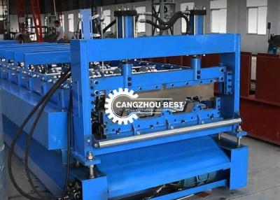 China Galvanized Steel Floor Decking Roof Sheet Roll Forming Machine / Line / Equipment for sale