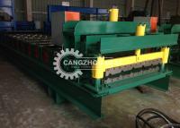 China Metal Glazed Roof Tile Roll Forming Machine , Ibr Sheet Roll Forming Machine for sale