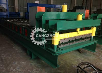China Metal Glazed Roof Tile Roll Forming Machine , Ibr Sheet Roll Forming Machine for sale