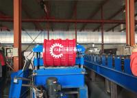 China Color Steel Coated Roofing Sheet Roll Forming Machine For Panel Curving & Crimping Sheets for sale