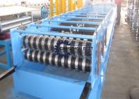 China Steel Structure Metal Floor Deck Roll Forming Machine For Building Material for sale