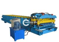 China Glazed Roof Tile Roll Forming Machine , Ibr Making Machine 3KW Main Power for sale