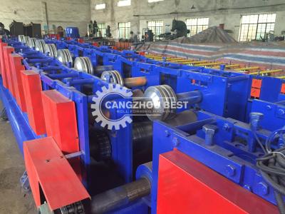 China Construction Material Cable Tray Making Machine With Punching Hole Device for sale