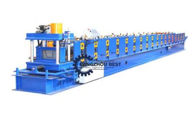 China Color Coated Steel Water Down Spout Roll Forming Machine Rain Gutter Profile Machine for sale