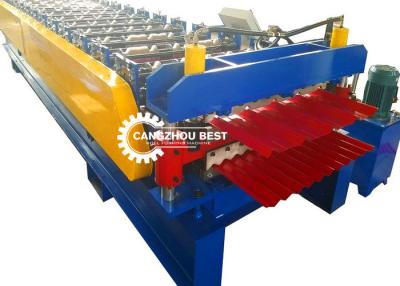 China Double Layer Metal Roofing Corrugated Sheet Roll Forming Machine For Building for sale