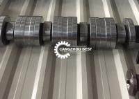 China Aluminium Profile Roofing Sheet Roll Forming Machine For Building Panel for sale