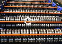 China Building Material Glazed Wave Steel Roof Tile Forming Machine Plc Control for sale