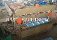 China Cladding Profile IBR Metal Roofing Panel Sheet Roll Forming Machine PLC Control for sale