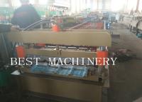 China Cladding Profile IBR Metal Roofing Panel Sheet Roll Forming Machine PLC Control for sale