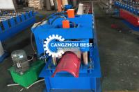 China Color Steel Brick&Roman Tile Roll Top Ridge Cap Roll Froming Machine for sale
