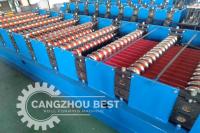 China Single Layer Aluminium Roofing Sheet Roll Forming Machine 2 Year Warranty for sale
