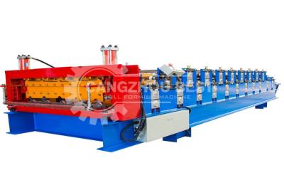China CE / ISO Colour Coated Roofing Sheet Roll Forming Machine Double Layer for sale