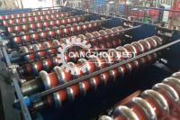 China Color Steel Roof Wall Panel Double Layer Roll Forming Machine For Roofing for sale