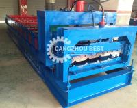 China Trapezoidal Sheet Metal Roof Aluminum Corrugated Tile Roll Forming Machine Sales for sale