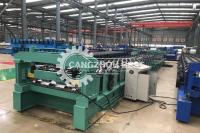 China Galvanized Metal Roofing Sheet Making Machine For Steel Decking Floor Tile for sale