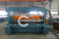 China Automatic Industrial Steel Floor Deck Bending Machine With Hydraulic Cutter for sale