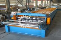 China Automatic Industrial Steel Floor Deck Bending Machine With Hydraulic Cutter for sale